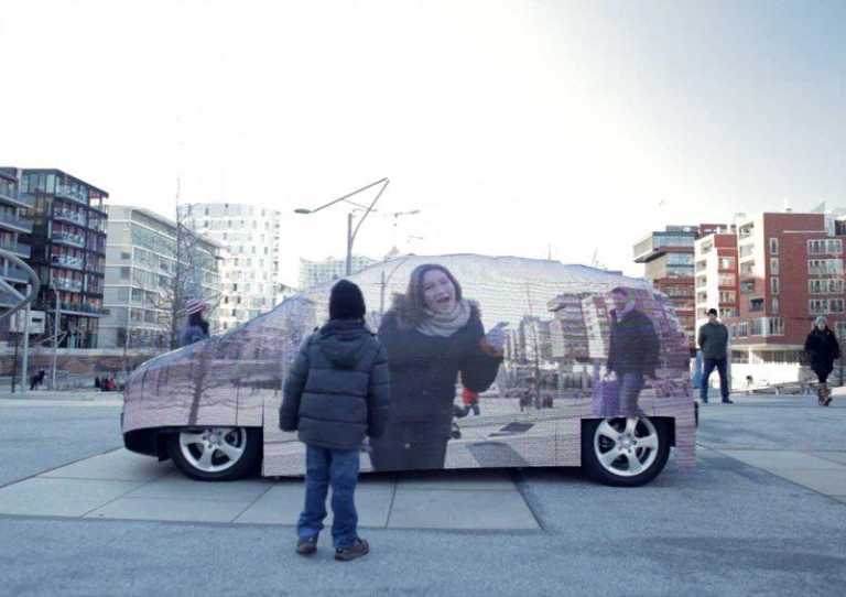 Mercedes-Benz invisible to the environment LED car - TECHi
