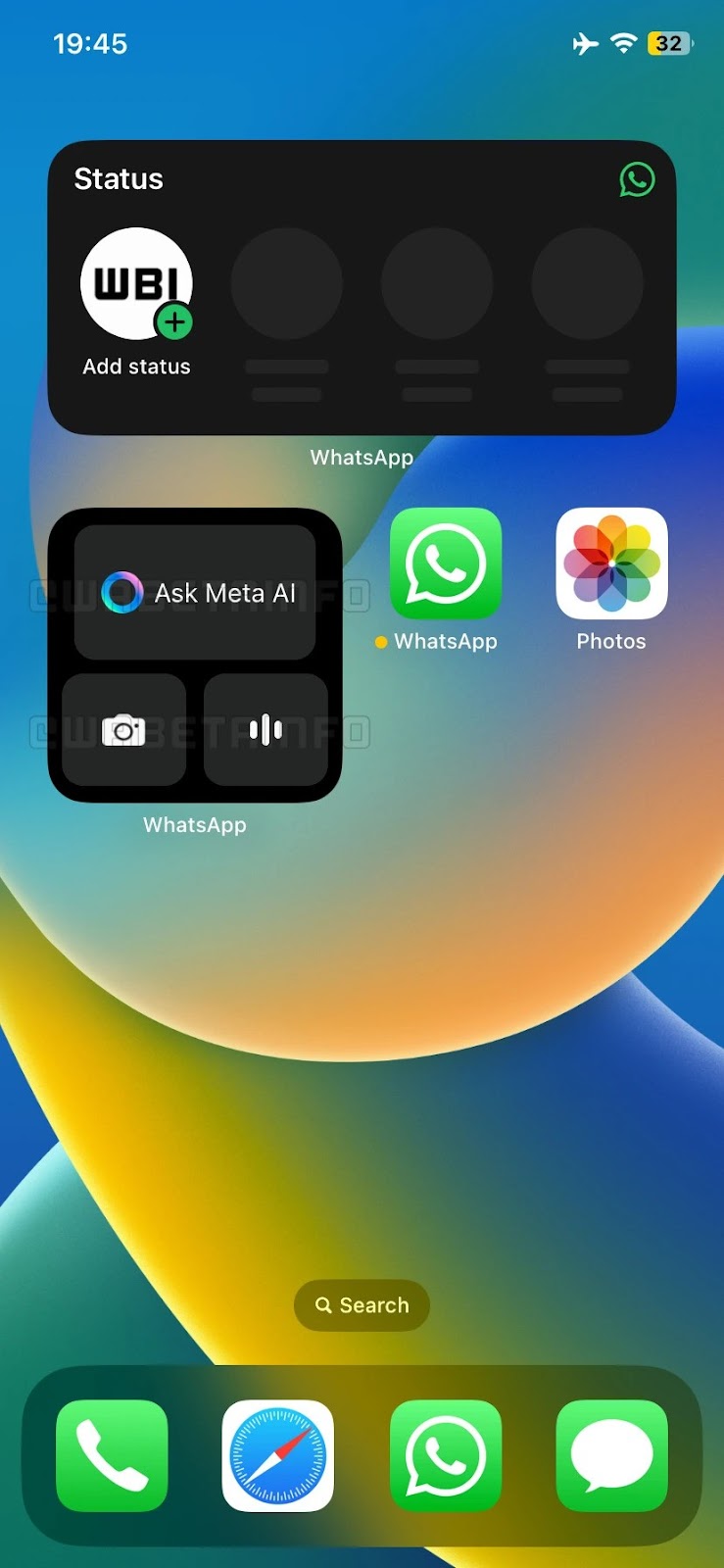 WhatsApp Rolling Out New Home Screen Widget For Meta AI Chatbot