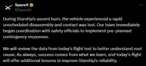 SpaceX 8th Starship Test Flight Explodes in Space After Engine Failures