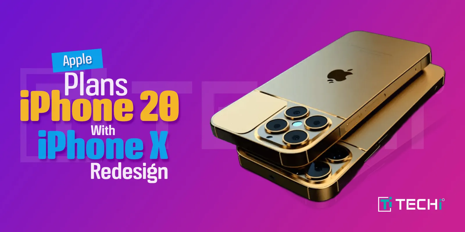 Apple May Consider an iPhone X-style Redesign For iPhone 20