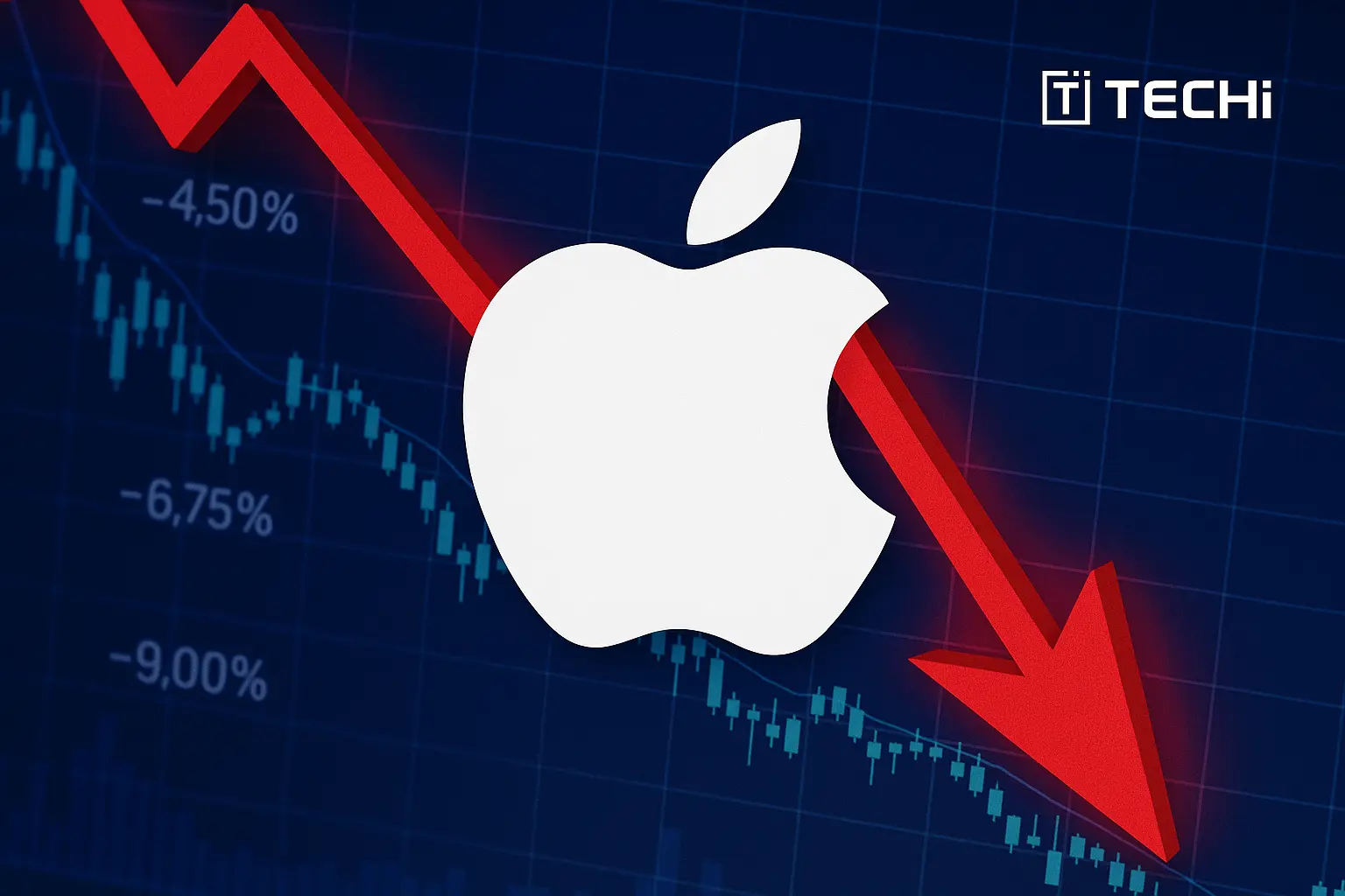 Apple Stocks Drop 5% Amid Tariff Costs and Slashed Buyback Program