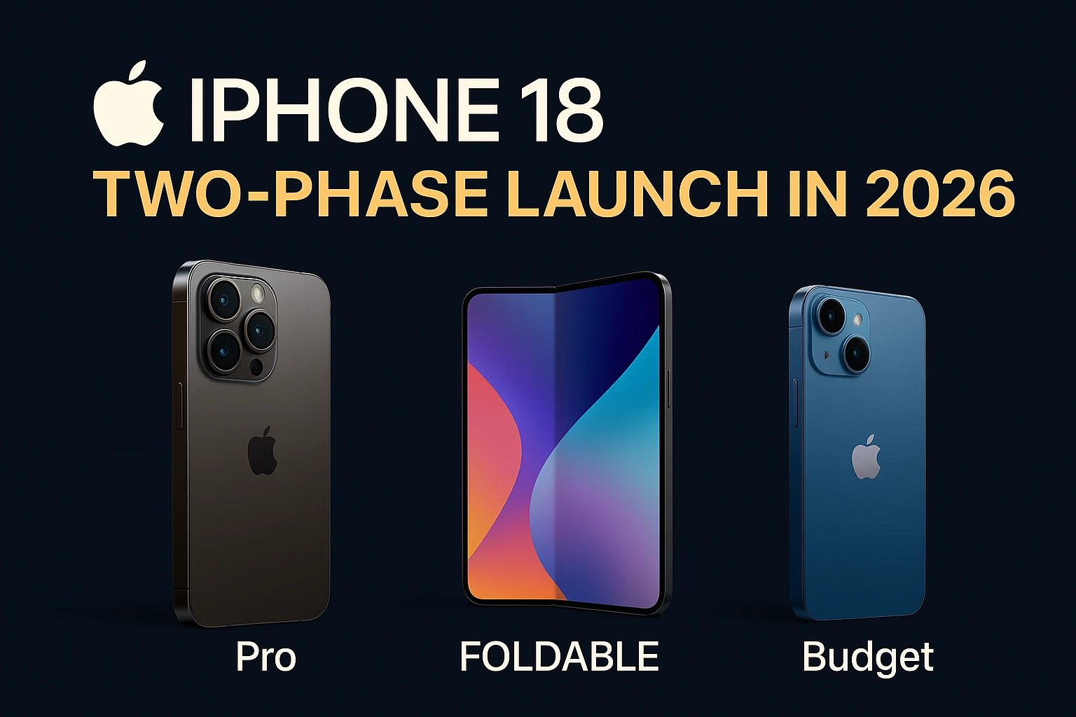 Apple to Launch iPhone 18 in Two Phases by 2026: Foldable iPhone and Budget Models in Pipeline