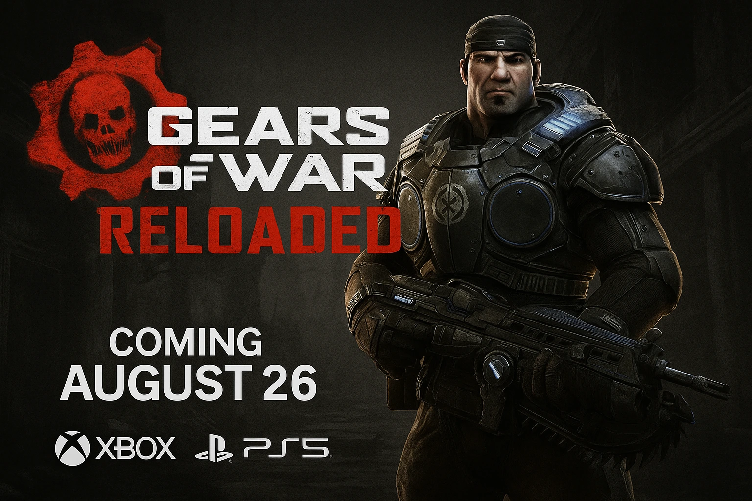 Gears of War: Reloaded Coming to Xbox, PlayStation, and PC with Cross-Play Support in 2026